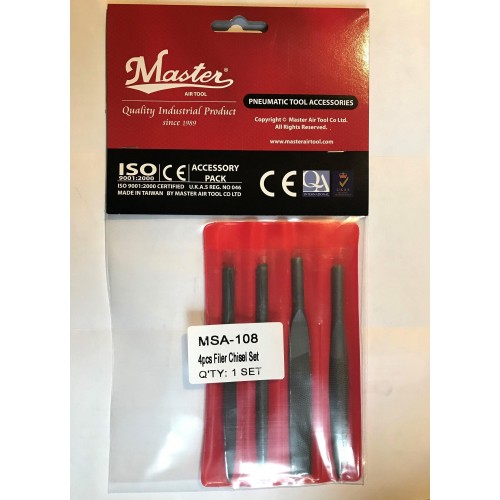Master Palm 4pcs Filer Chisel Set